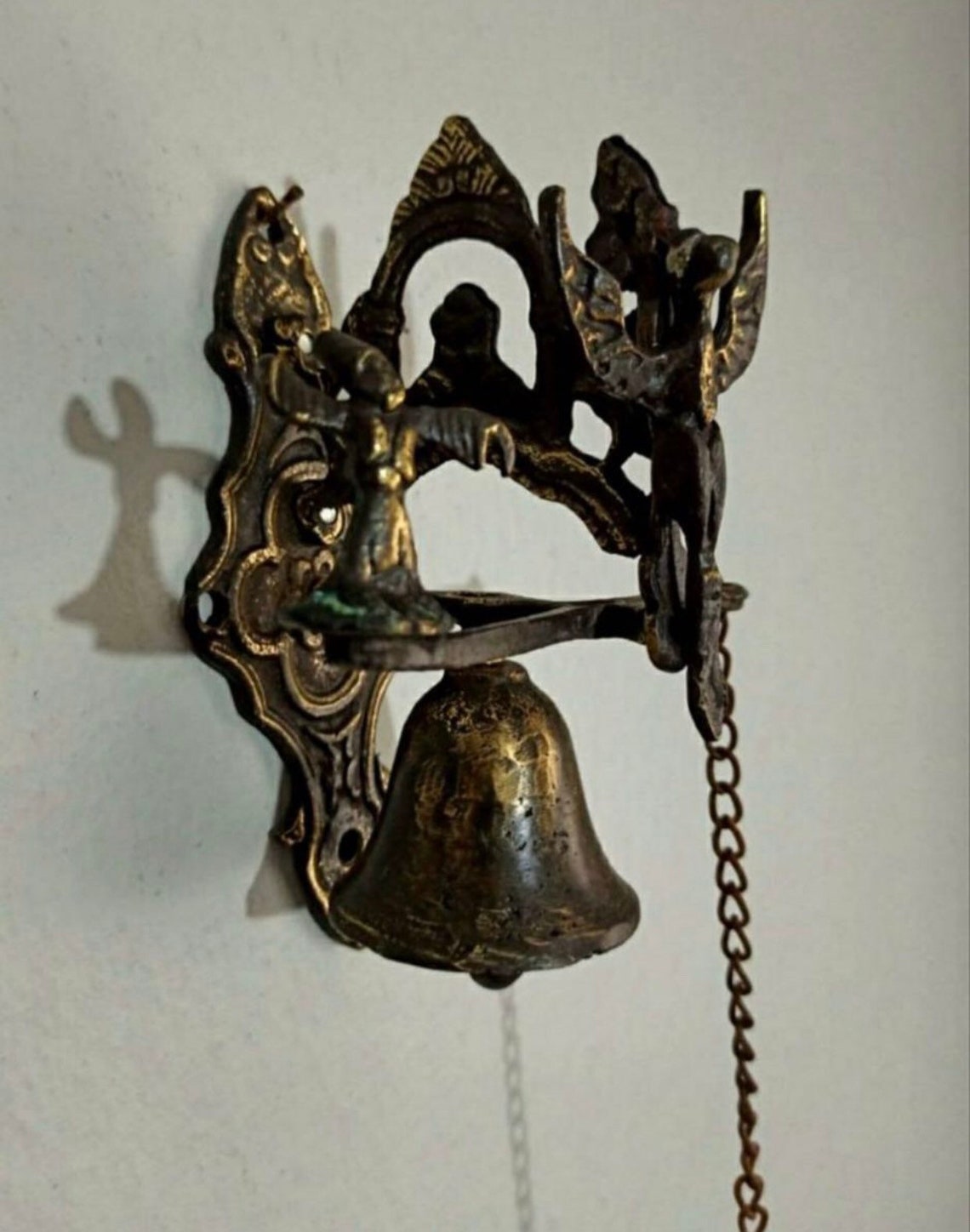 Decorative Wall Bell, Dinner Bell, Doorbell, Antique Look Wall Bell ...