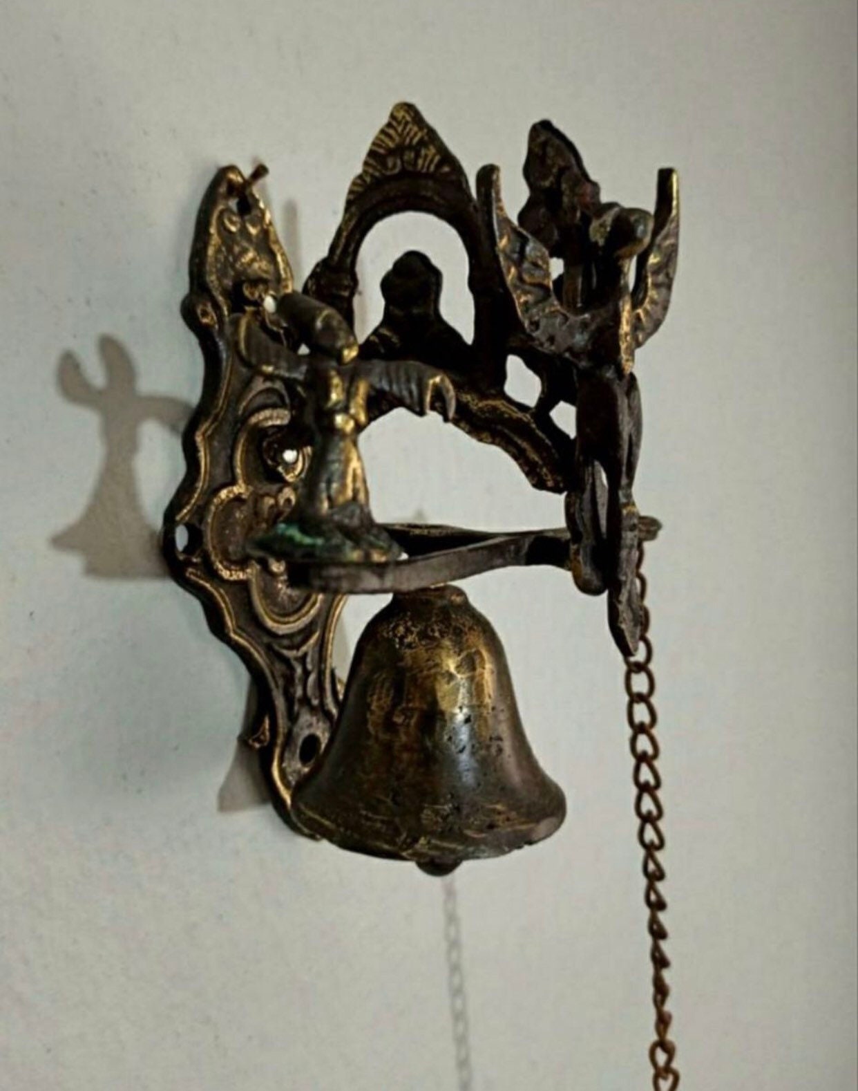 Decorative Wall Bell, Dinner Bell, Doorbell, Antique Look Wall Bell ...