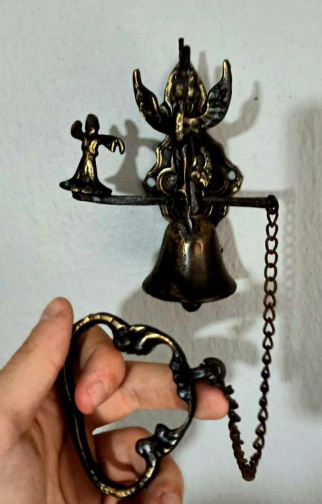 Decorative Wall Bell, Dinner Bell, Doorbell, Antique Look Wall Bell ...