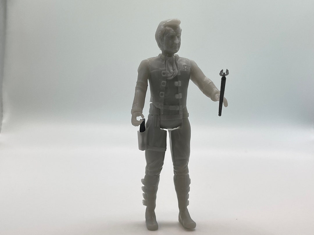 UNPAINTED Commander Cain Action Figure (battlestar Galactica 1978) - Etsy