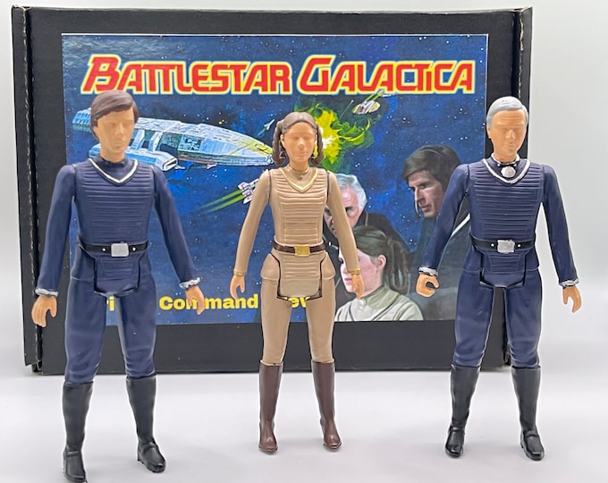 Loose Battlestar Galactica Bridge Command Crew Set (no Box) - Etsy