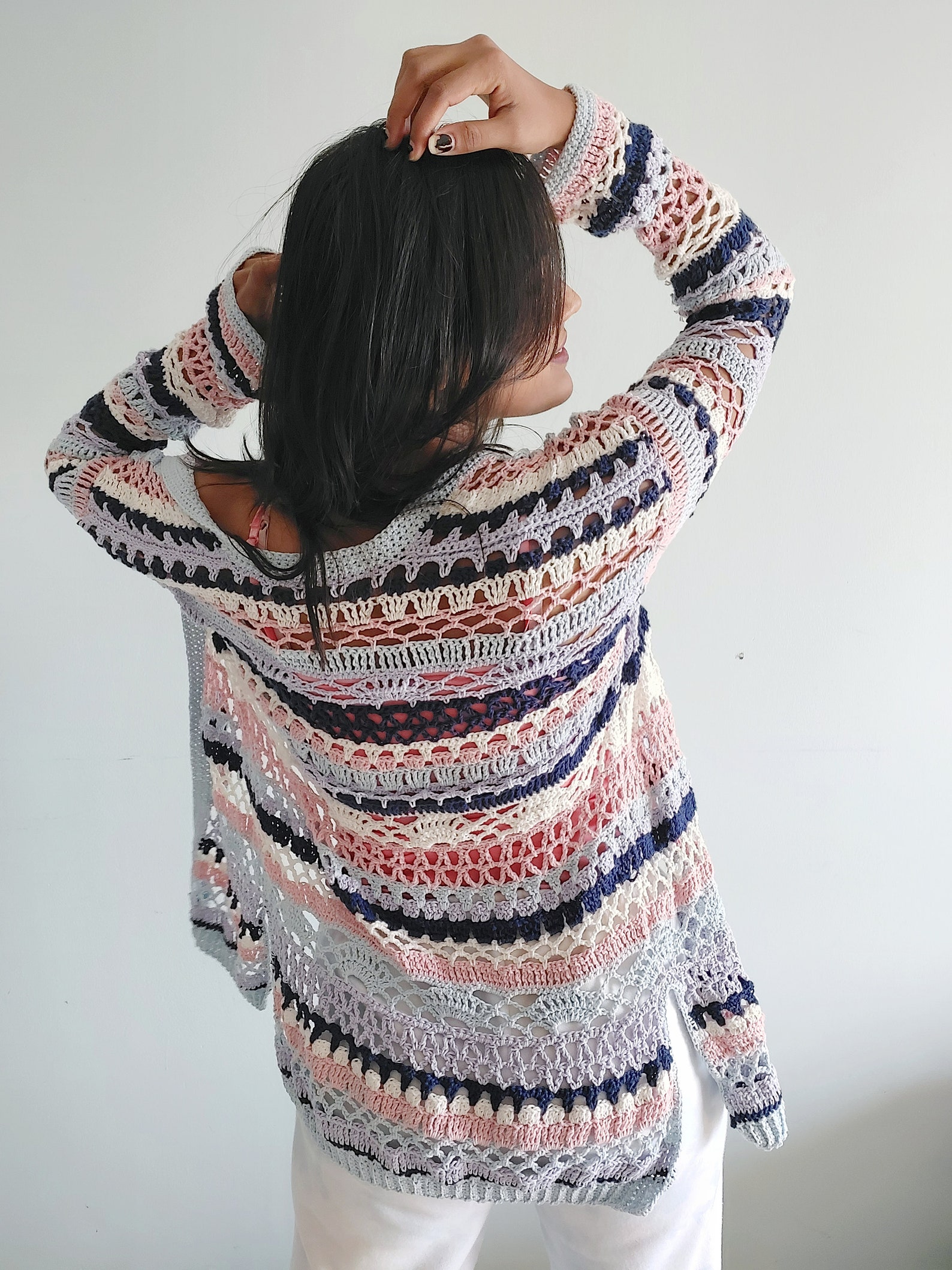 Breezy Boho Cardigan Crochet Pattern - Etsy