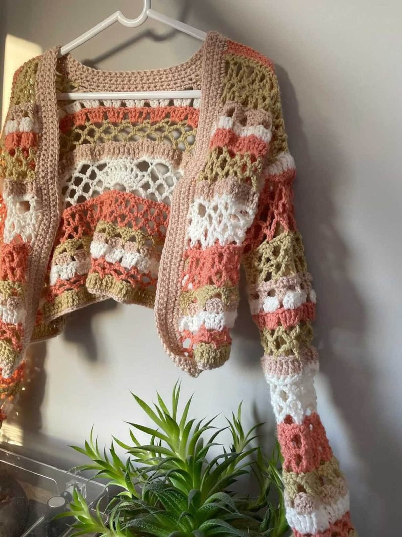 Breezy Boho Cardigan Crochet Pattern - Etsy