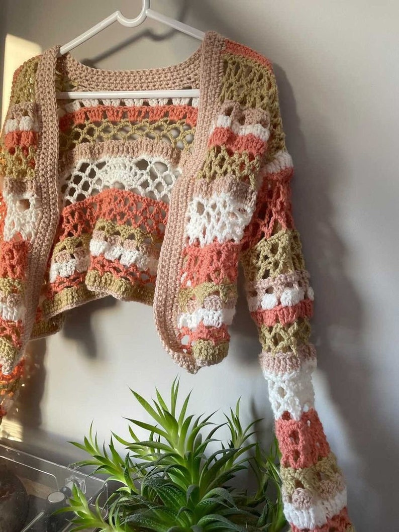 Breezy Boho Cardigan Crochet Pattern - Etsy