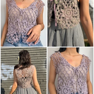 Flora Cardigan Crochet PDF Pattern - Etsy