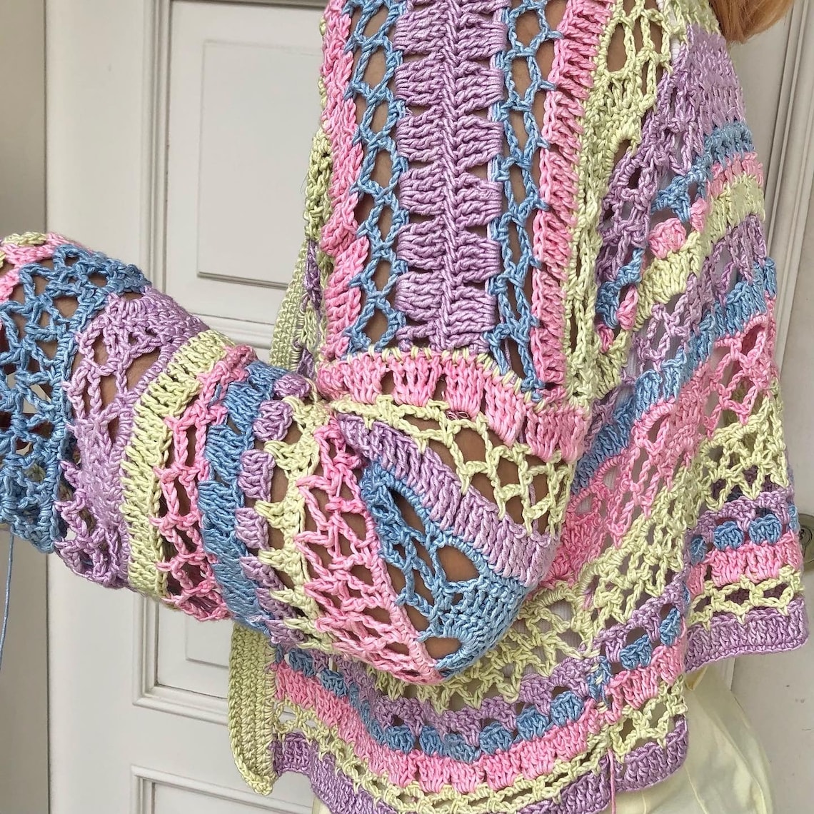 Breezy Boho Cardigan Crochet Pattern - Etsy