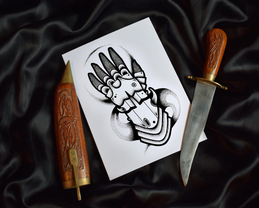 A5 'GAUNTLET' PRINT - Etsy