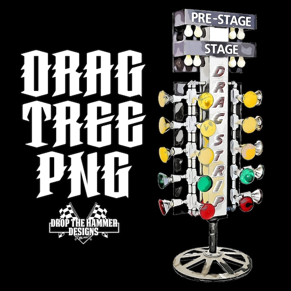 Drag Racing Tree Transparent PNG Clipart - Etsy Canada