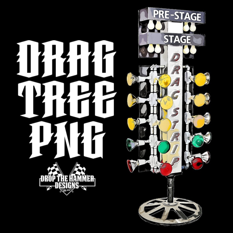 Drag Racing Tree Digital Download Transparent PNG - Etsy