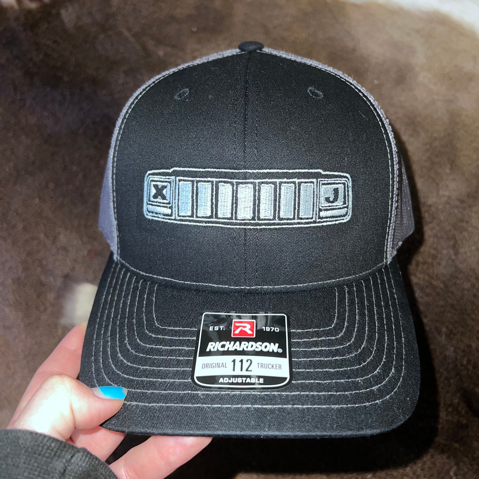 XJ Grille Offroad Snapback Hat Embroidered on Richardson 112 - Etsy
