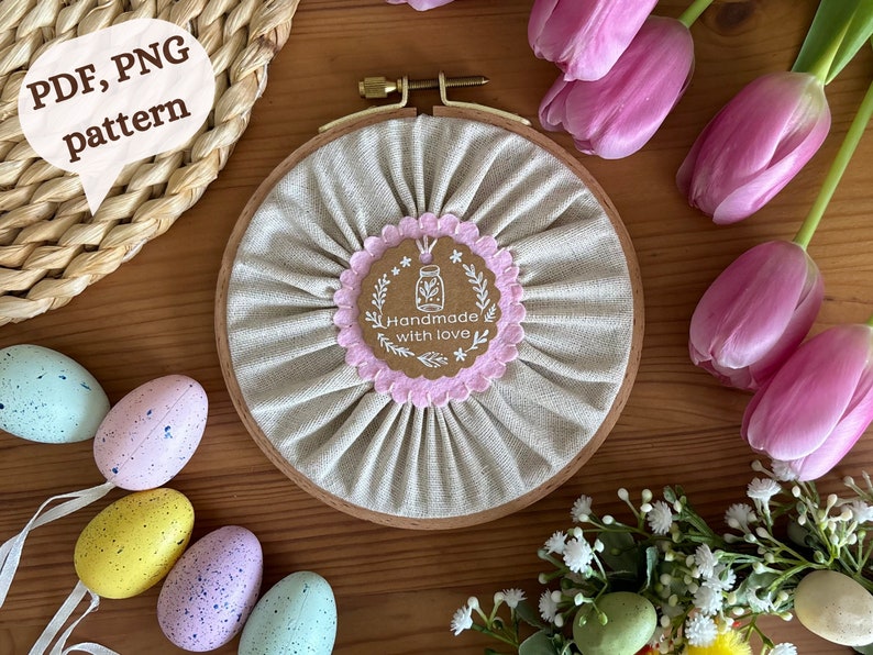 Easter Embroidery Calendar - Step by Step Beginner Instructions With ...