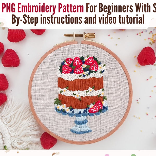 Cake Embroidery - Etsy