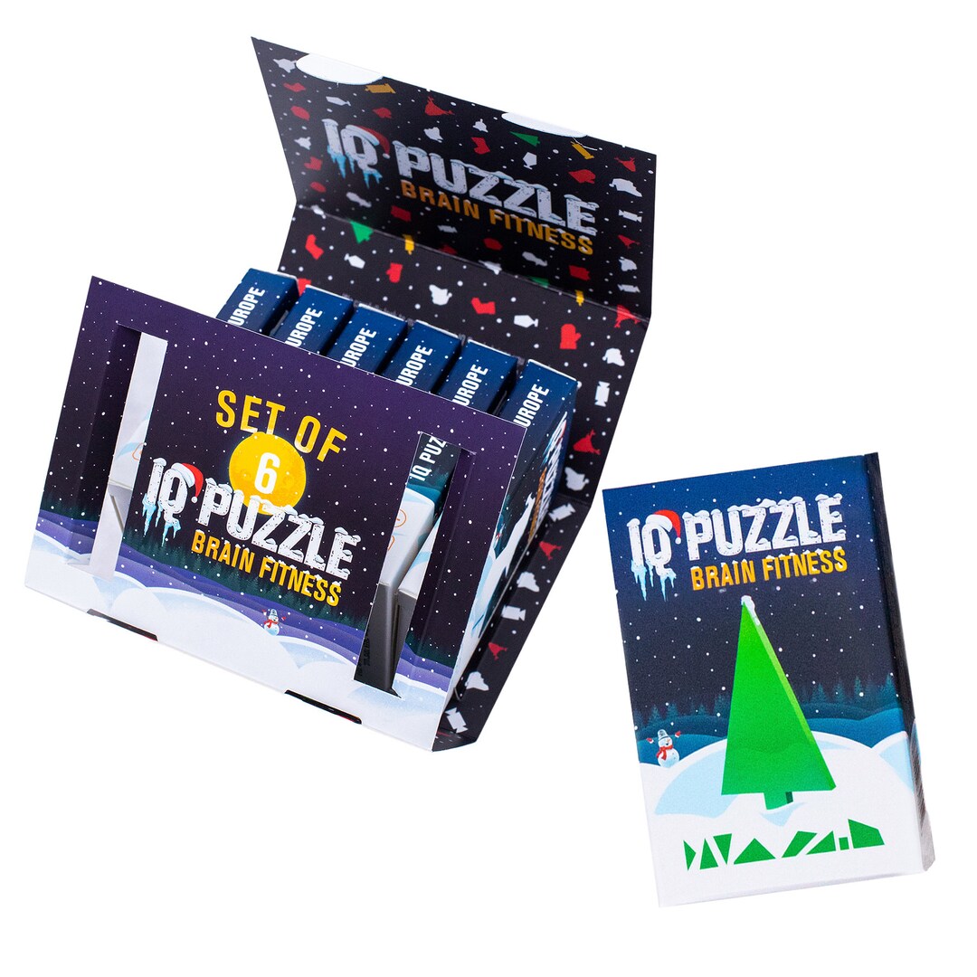 Geek Toys IQ Puzzle Brain Fitness Christmas Puzzles for Adults - Etsy