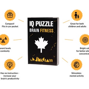 SET OF 11 Geek Toys IQ Puzzle Brain Fitness Games Brain Teaser Puzzles ...