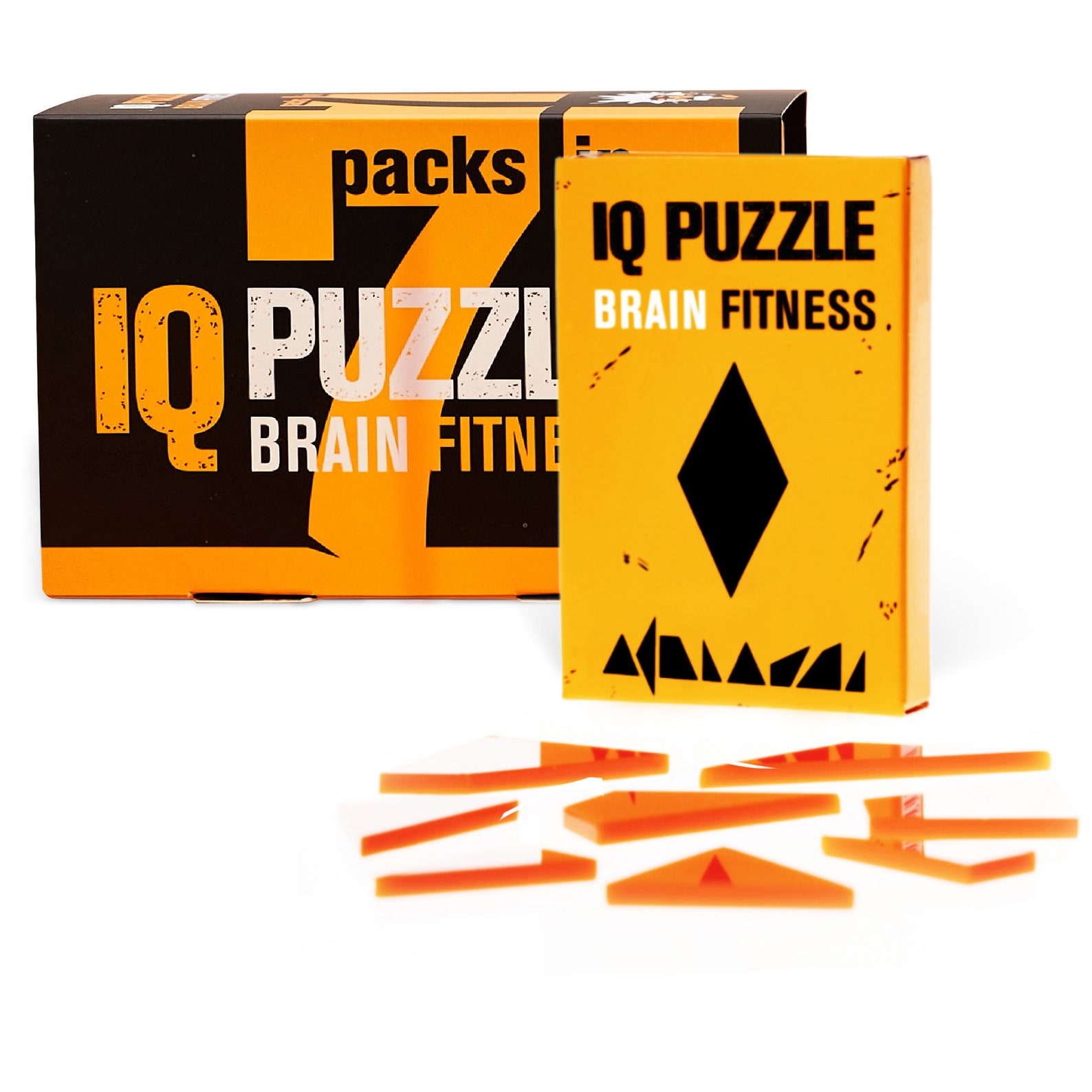 Brain Teaser Puzzles Set - IQ Puzzle Travel Games - Etsy