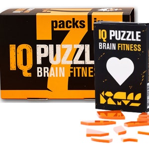 SET OF 7 Geek Toys IQ Puzzle Brain Fitness Games Brain Teaser Puzzles ...