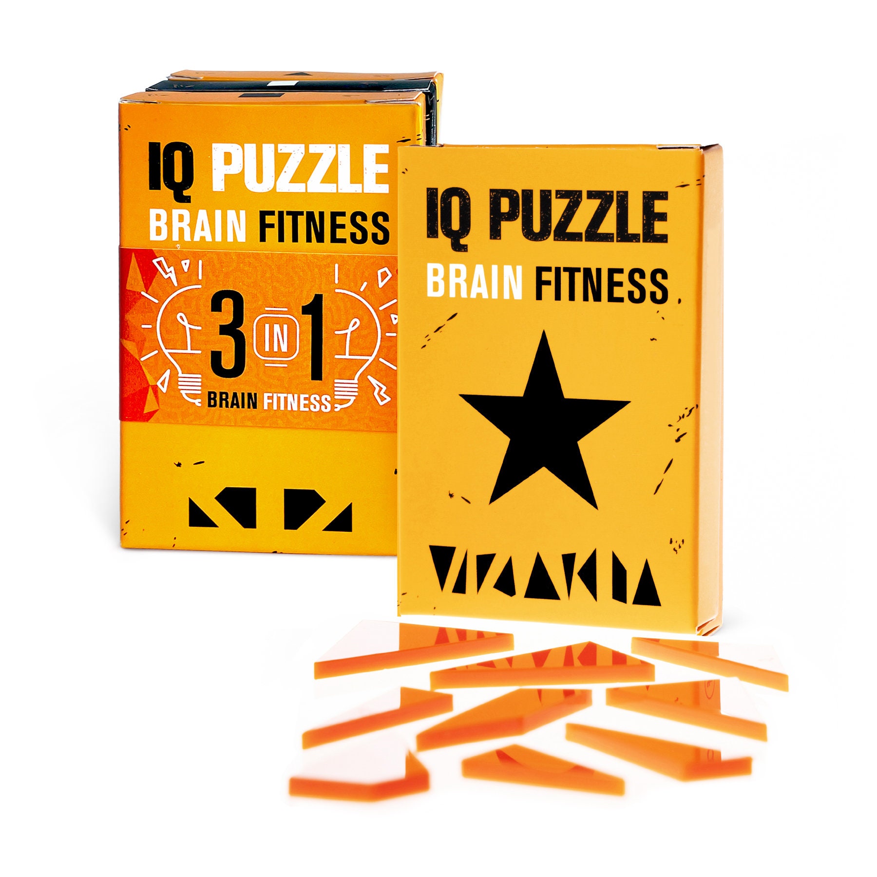 SET OF 3 Geek Toys, IQ Puzzle, Brain Fitness Games, Brain Teaser ...