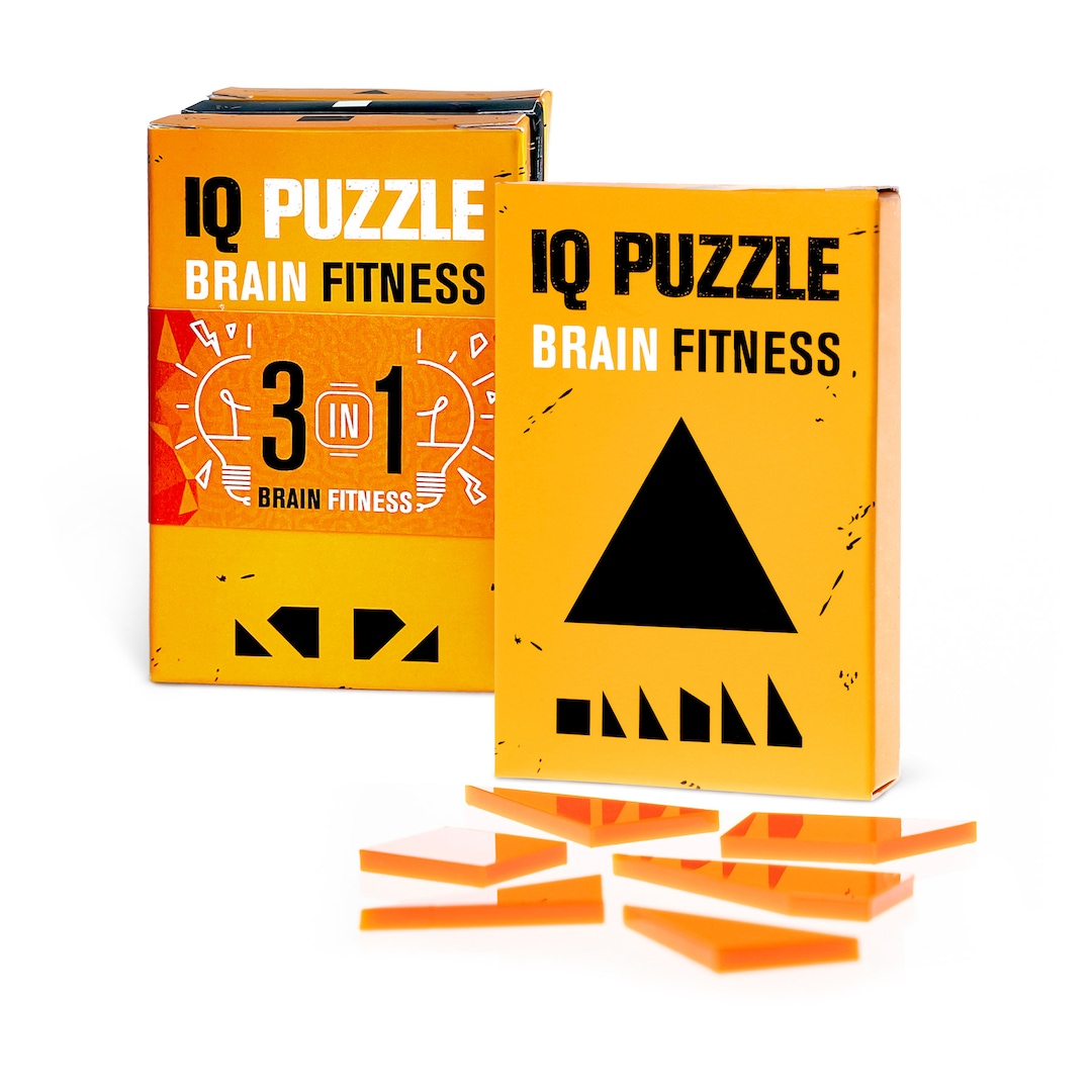 Brain Teaser Puzzles: IQ Puzzle Travel Game Set of 3 - Etsy