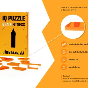 SET OF 3 Geek Toys IQ Puzzle, Brain Fitness, Brain Teaser Puzzles for ...