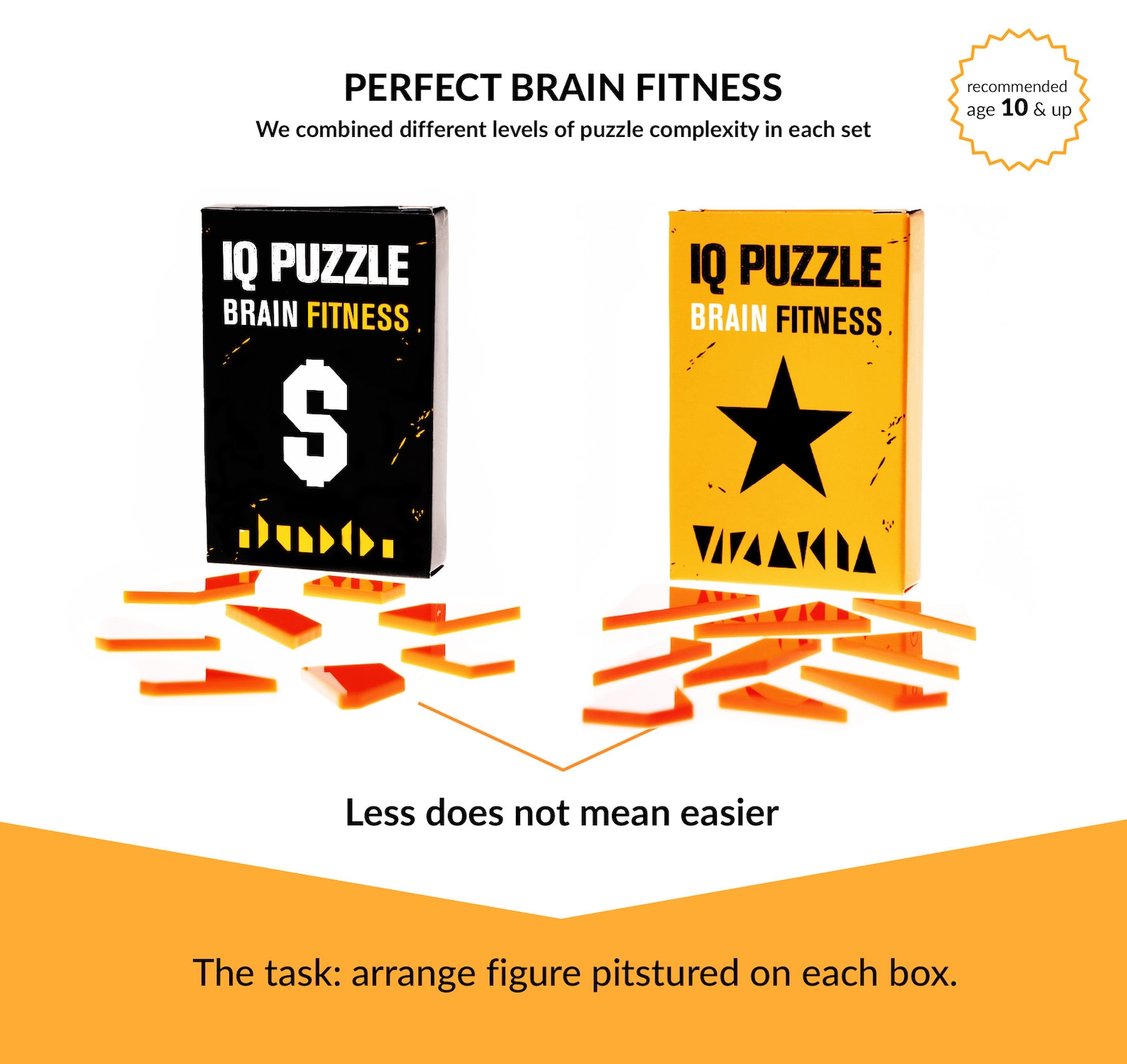 SET OF 3 Geek Toys, IQ Puzzle, Brain Fitness Games, Brain Teaser ...