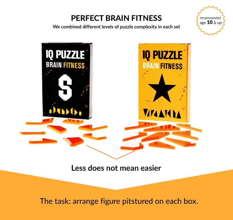 SET OF 3 Geek Toys, IQ Puzzle, Brain Fitness Games, Brain Teaser ...