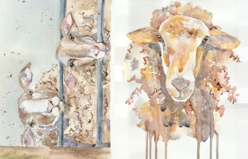 Sheep Roycycled Decoupage Paper - Etsy