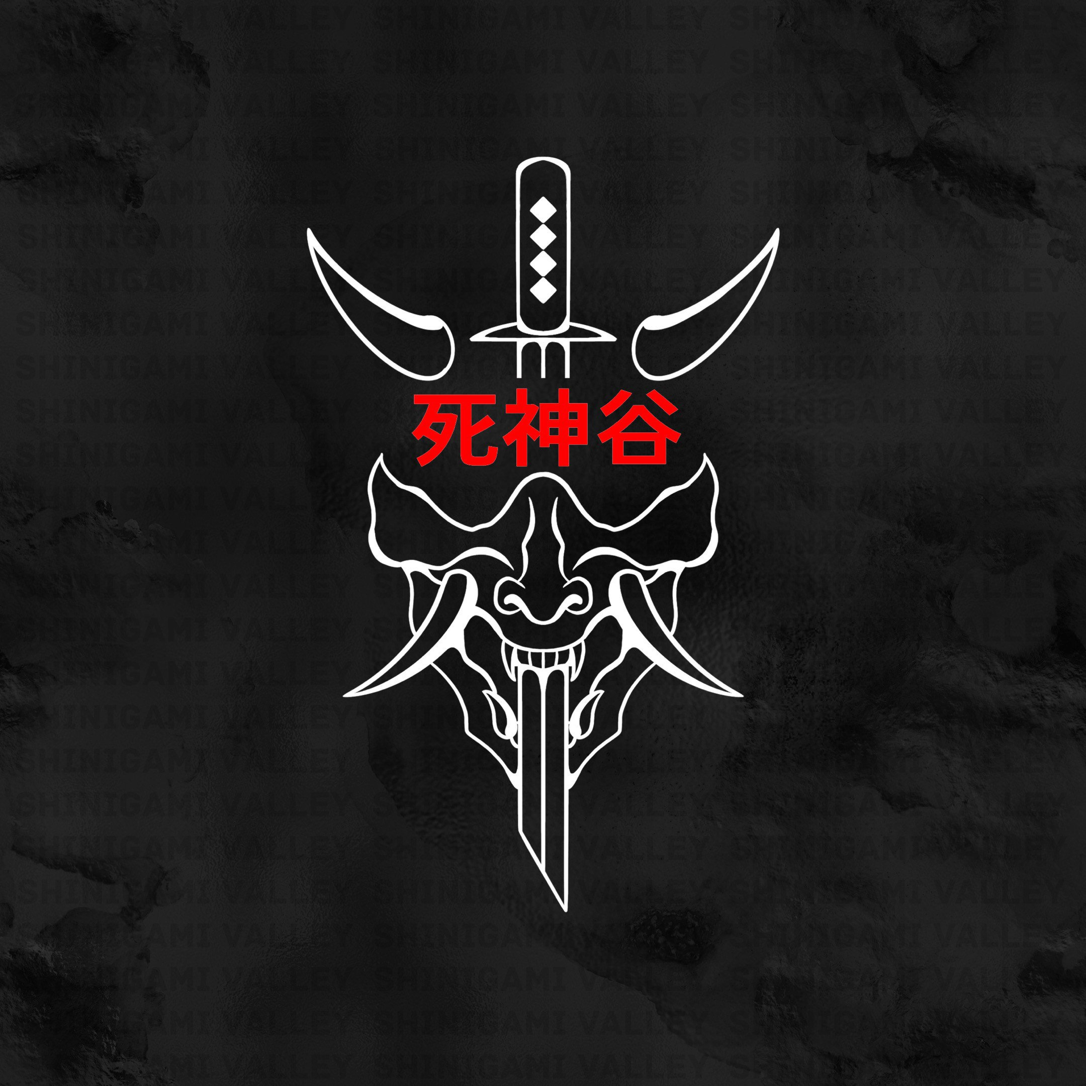 Shinigami Valley Logo japanese Mask Transfer Car Vinyl Decal - Etsy