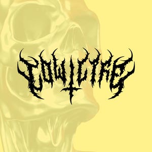 Metal Font Low Life Vinyl Decal - Etsy