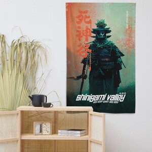 Undead Samurai Garage Flag/banner - Design 3 - Etsy