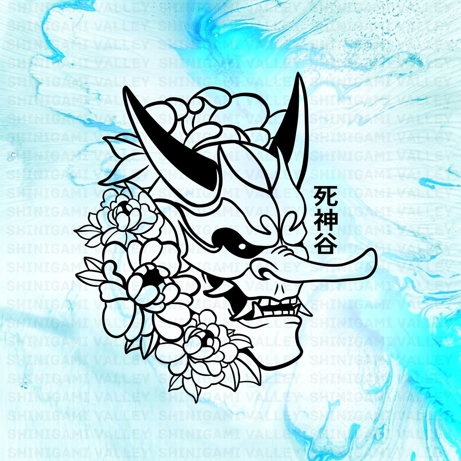 Daitengu Mask japanese Mask Transfer Car Vinyl Decal - Etsy