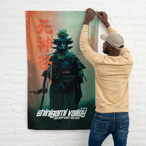 Undead Samurai Garage Flag/banner - Design 3 - Etsy