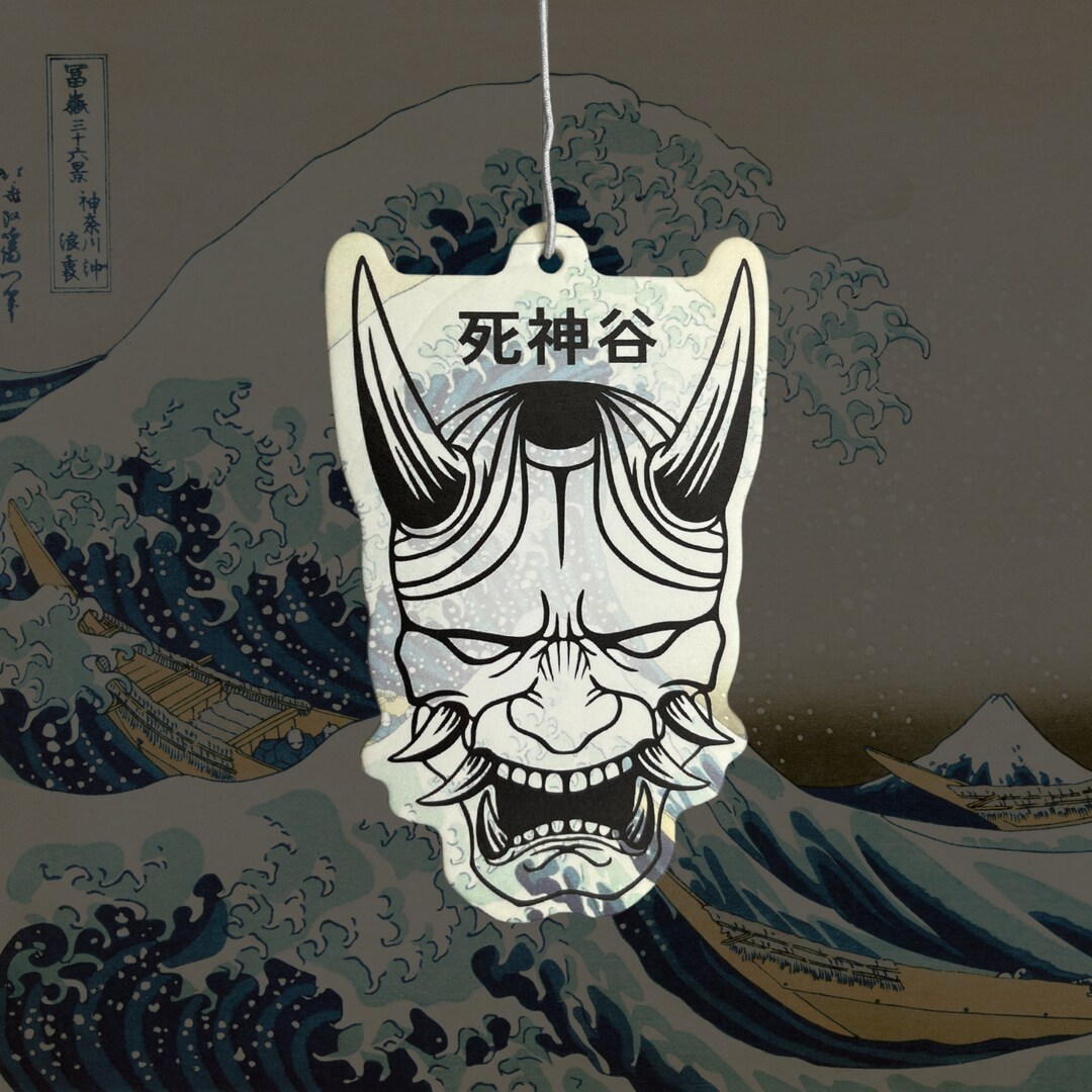 Hannya Japanese Mask Car Air Freshener (shinigami Valley) - Etsy