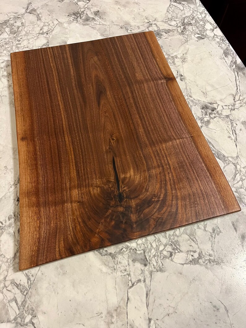 Live Edge Walnut Charcuterie Board - Etsy