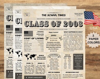 2003 Class Reunion - Etsy