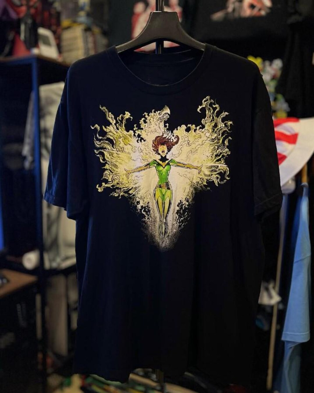 Marvel X-men Jean Grey Phoenix Cosmic Flames T-shirt, Marvel Comics ...