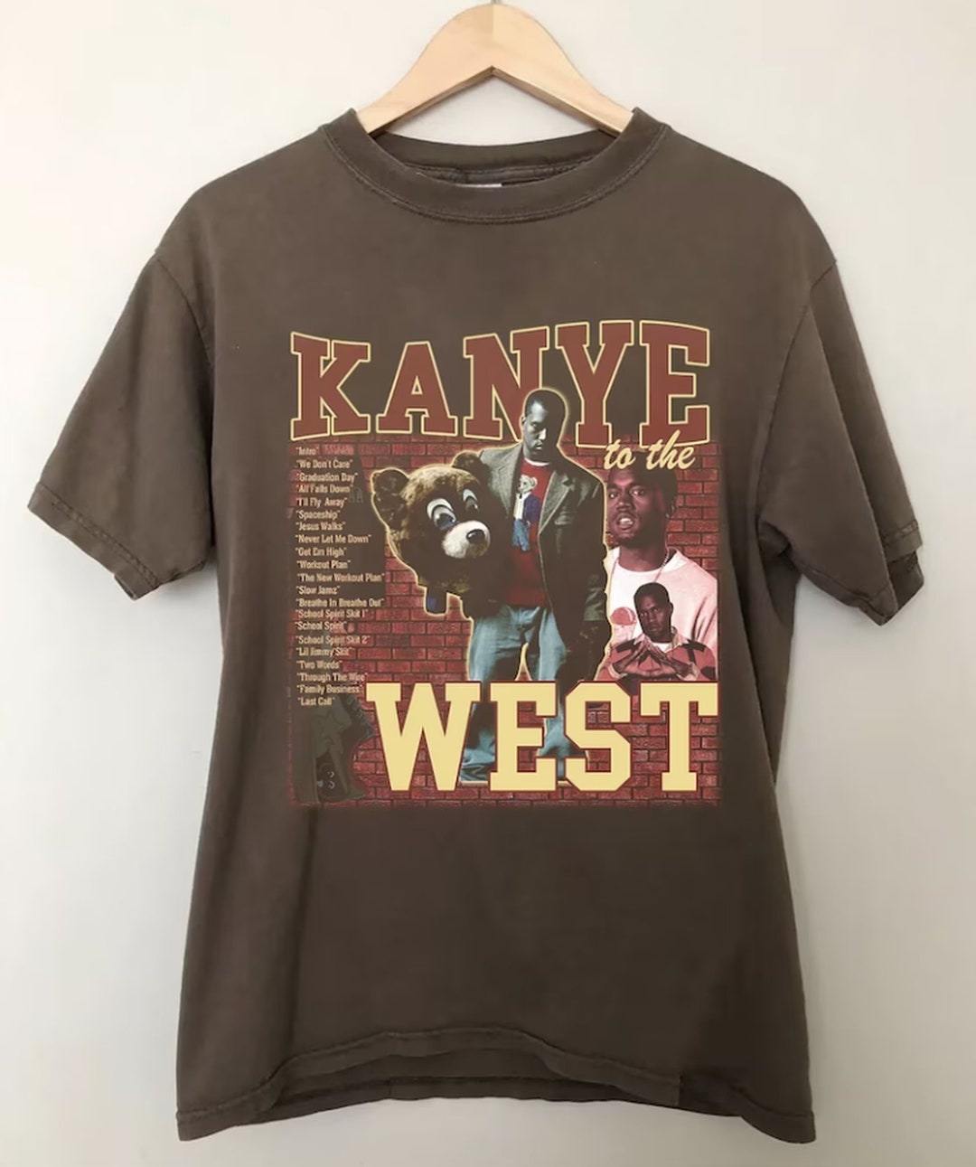 Vintage Kanye West College Dropout Tee, Kanye West Shirt, Reaper Kanye ...