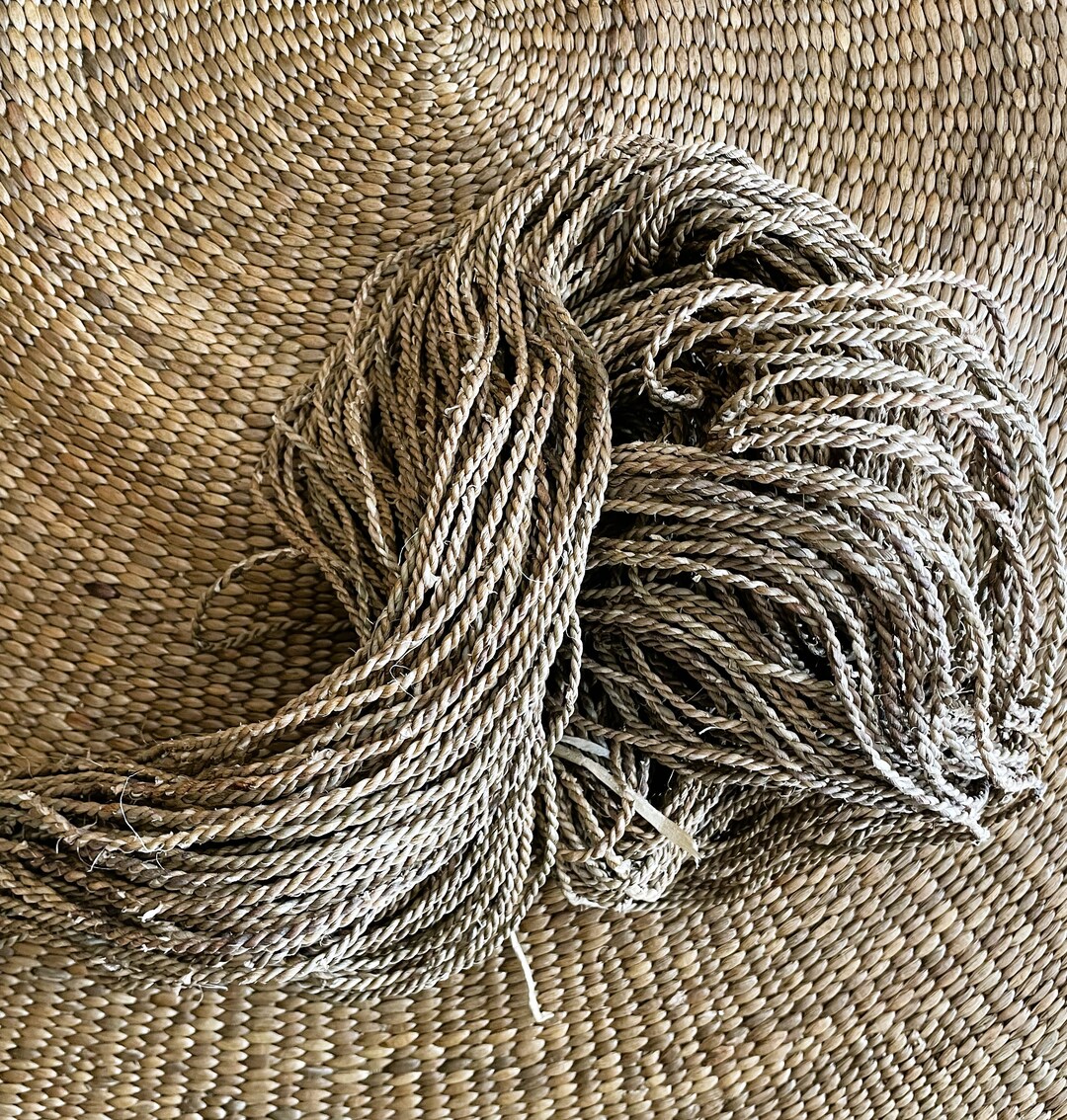 Twisted Water Hyacinth Rope Bundles - 50 Meters (3mm Thickness) - Etsy UK