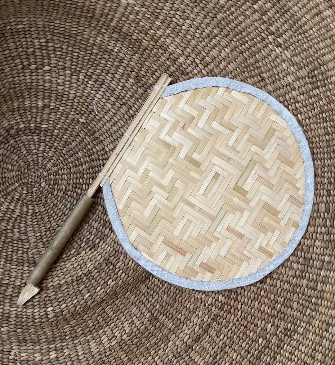 Assamese Bamboo Hand Fan - Natural Cooling and Cultural Elegance - Set ...