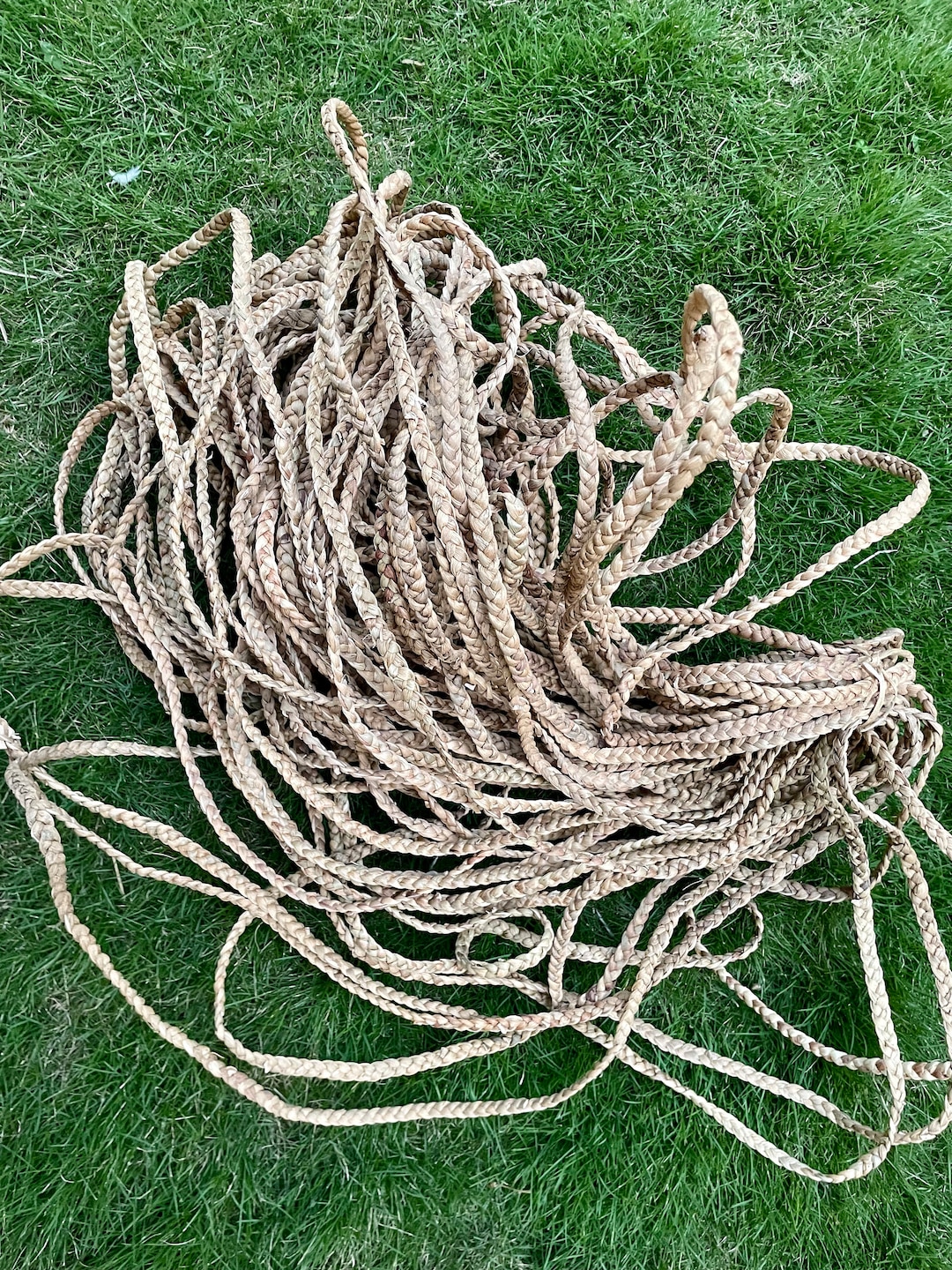 Natural Hand-braided Water Hyacinth Ropes - Pack of 50 Meters - Etsy