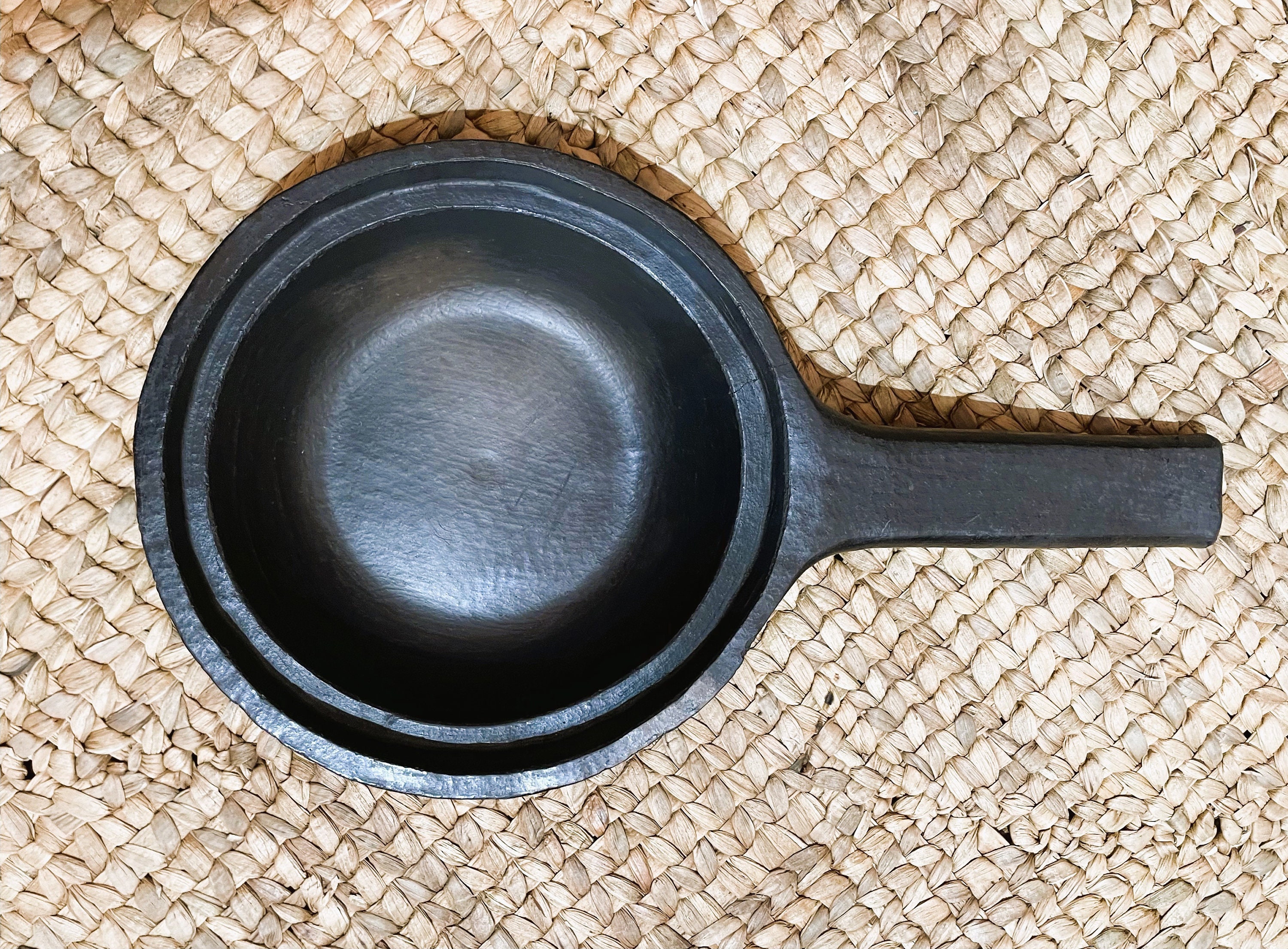 Longpi Pottery Cook and Serve Vessel With Handle - 100% Natural and ...