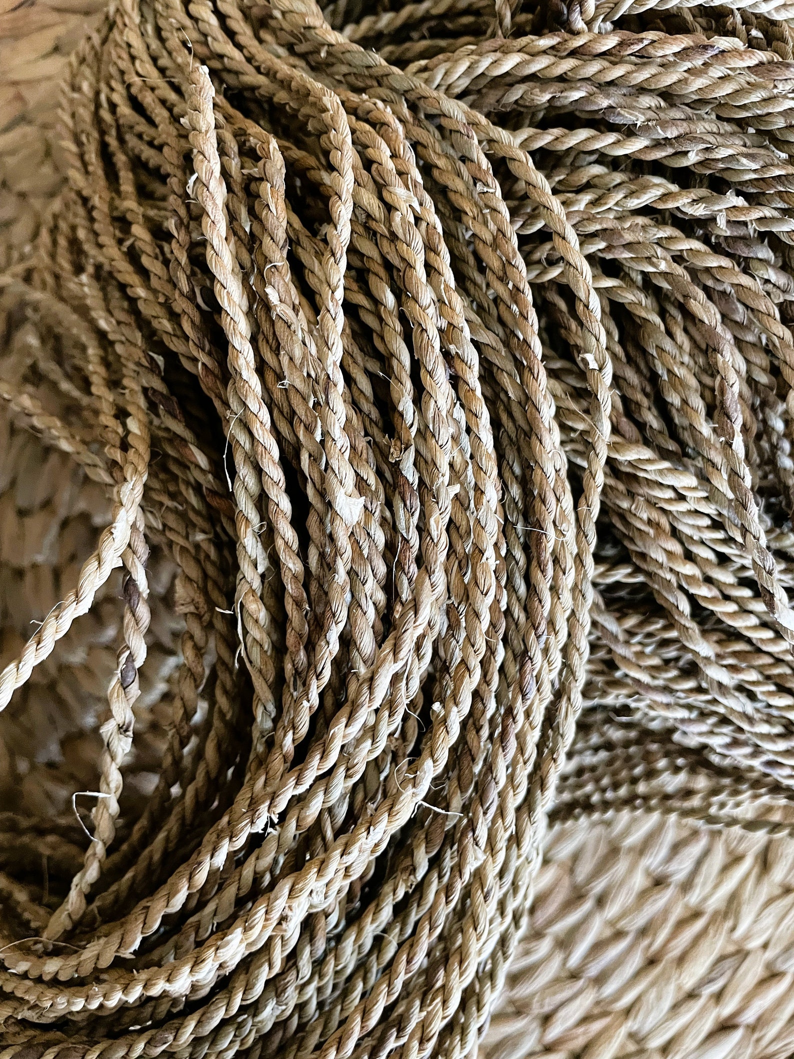 Twisted Water Hyacinth Rope Bundles - 50 Meters (3mm Thickness) - Etsy