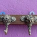 Dhokra Metal Elephant Key Hook/rack - Handcrafted Wall Décor - 16 Cm ...
