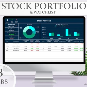 Stock Portfolio Stock Watchlist Investment Tracker Stock - Etsy