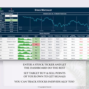 Stock Portfolio, Stock Watchlist, Investment Tracker, Stock Tracker ...