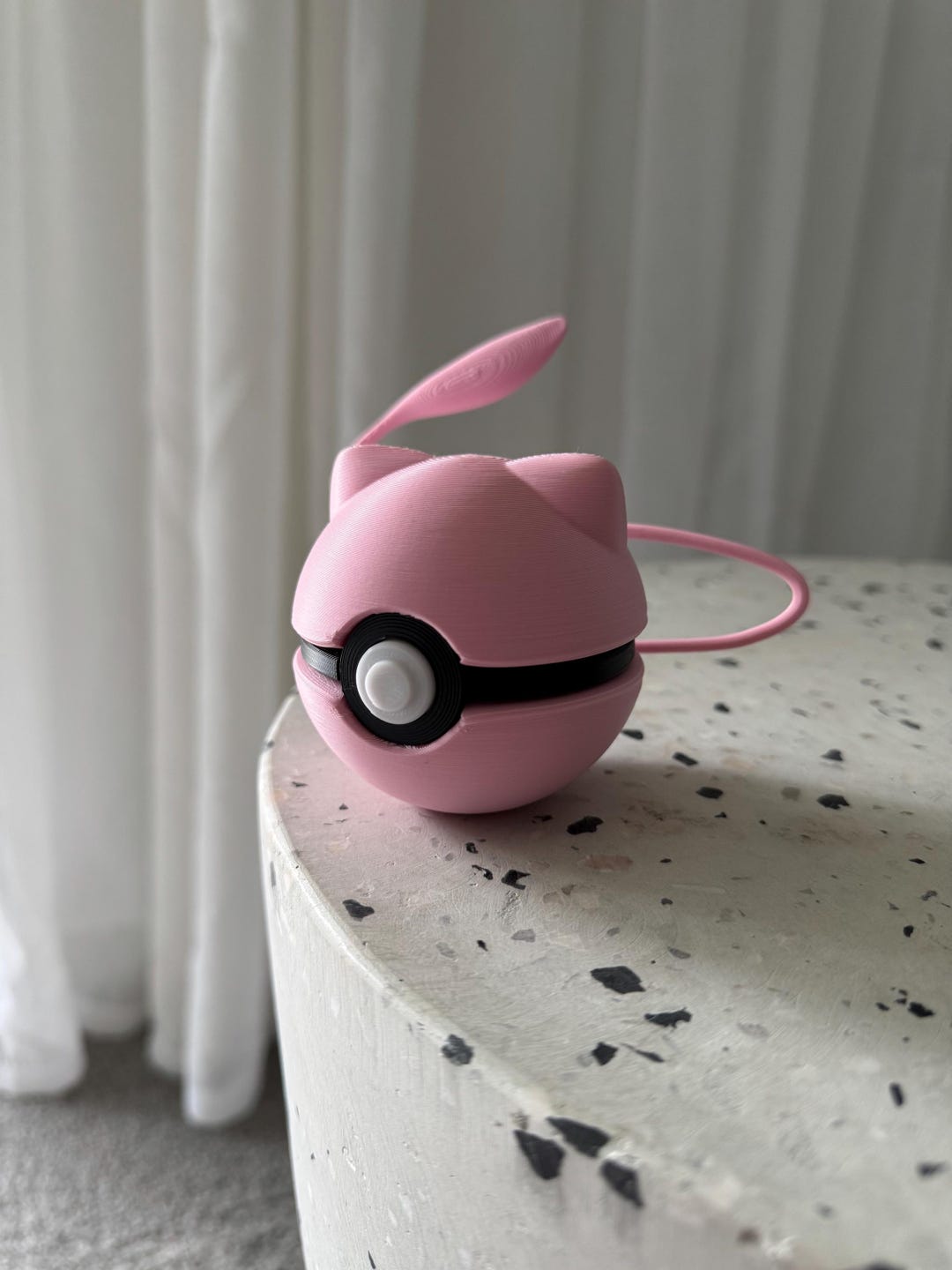 Mew Inspired Themed Pokeball 3D Printed N3D Designed Ornament ...