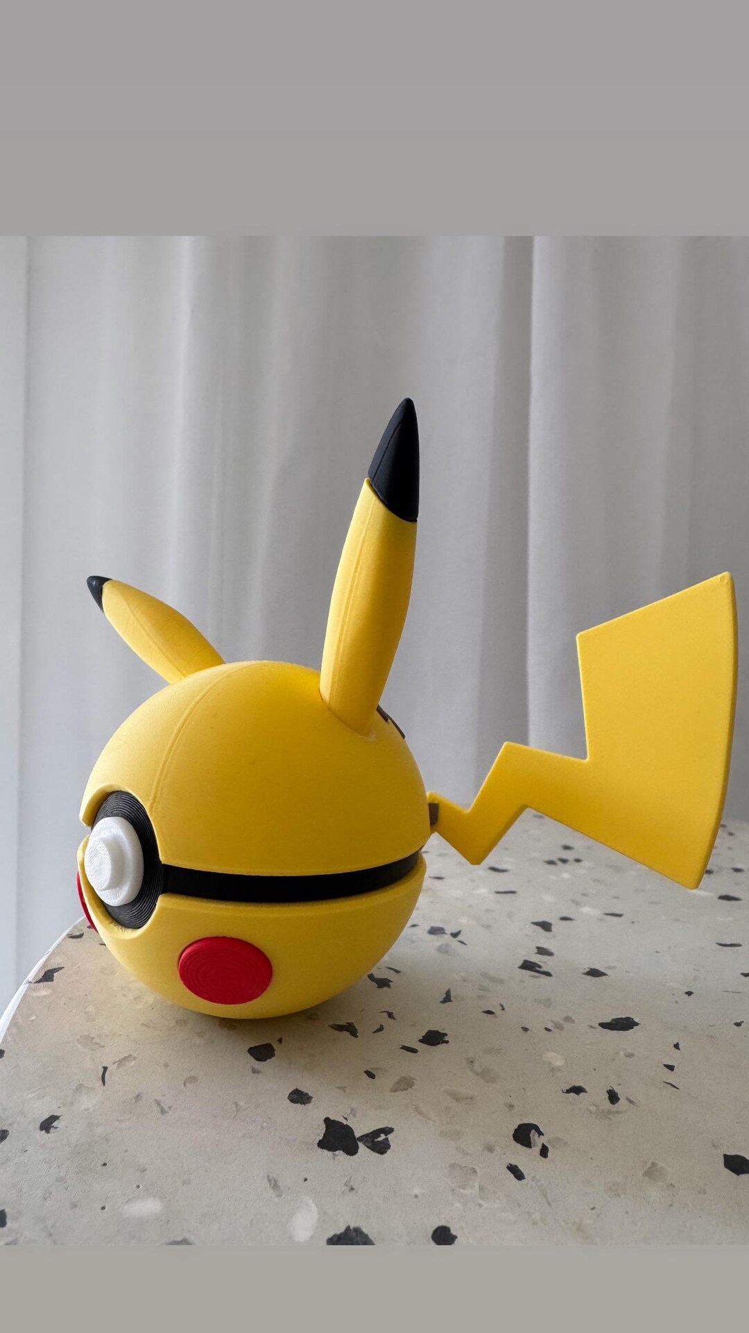 Pikachu Inspired Lightening Energy Themed Pokeball 3D Printed N3D ...
