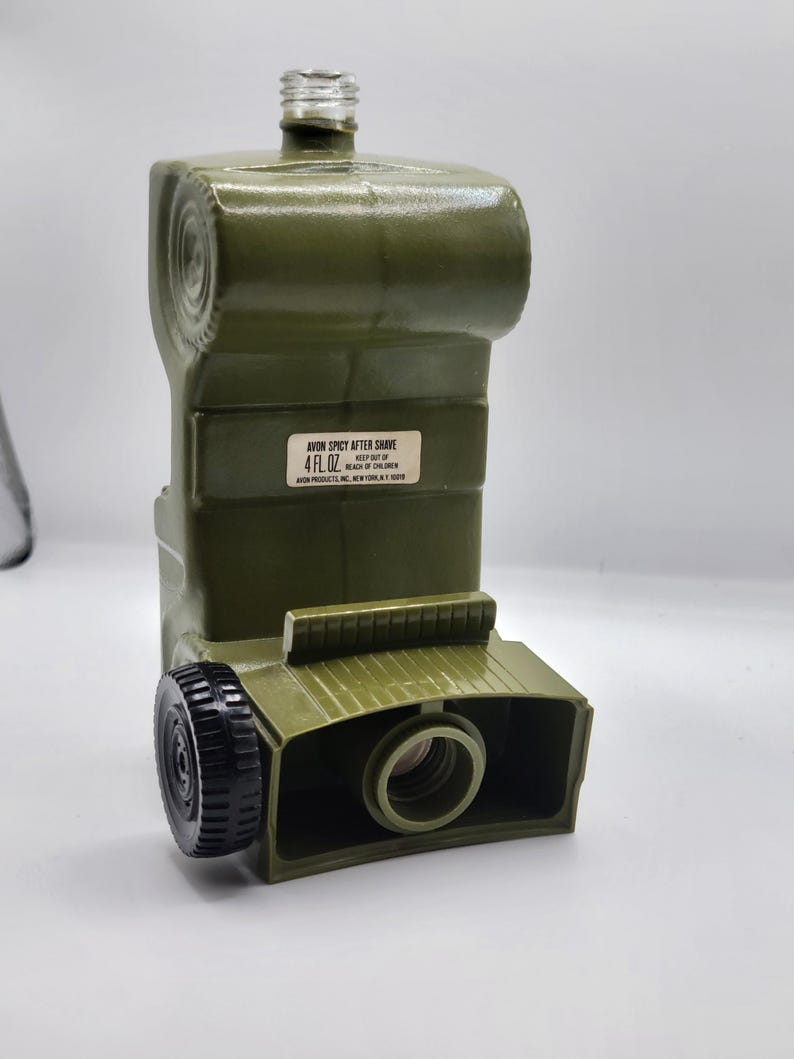 Vintage Avon Green Army Jeep Spicy After Shave Bottle - Etsy