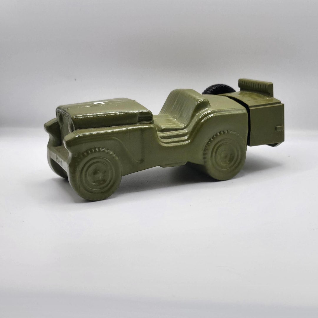 Vintage Avon Green Army Jeep Spicy After Shave Bottle - Etsy