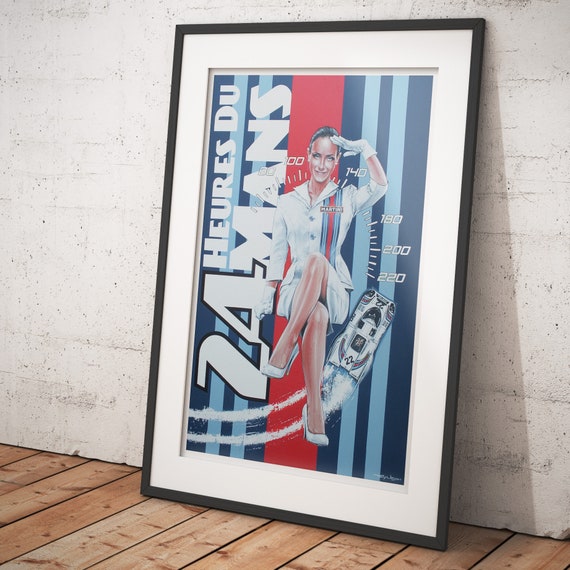 Martini Racing Limited Edition Print of Hand Painted Image | Etsy