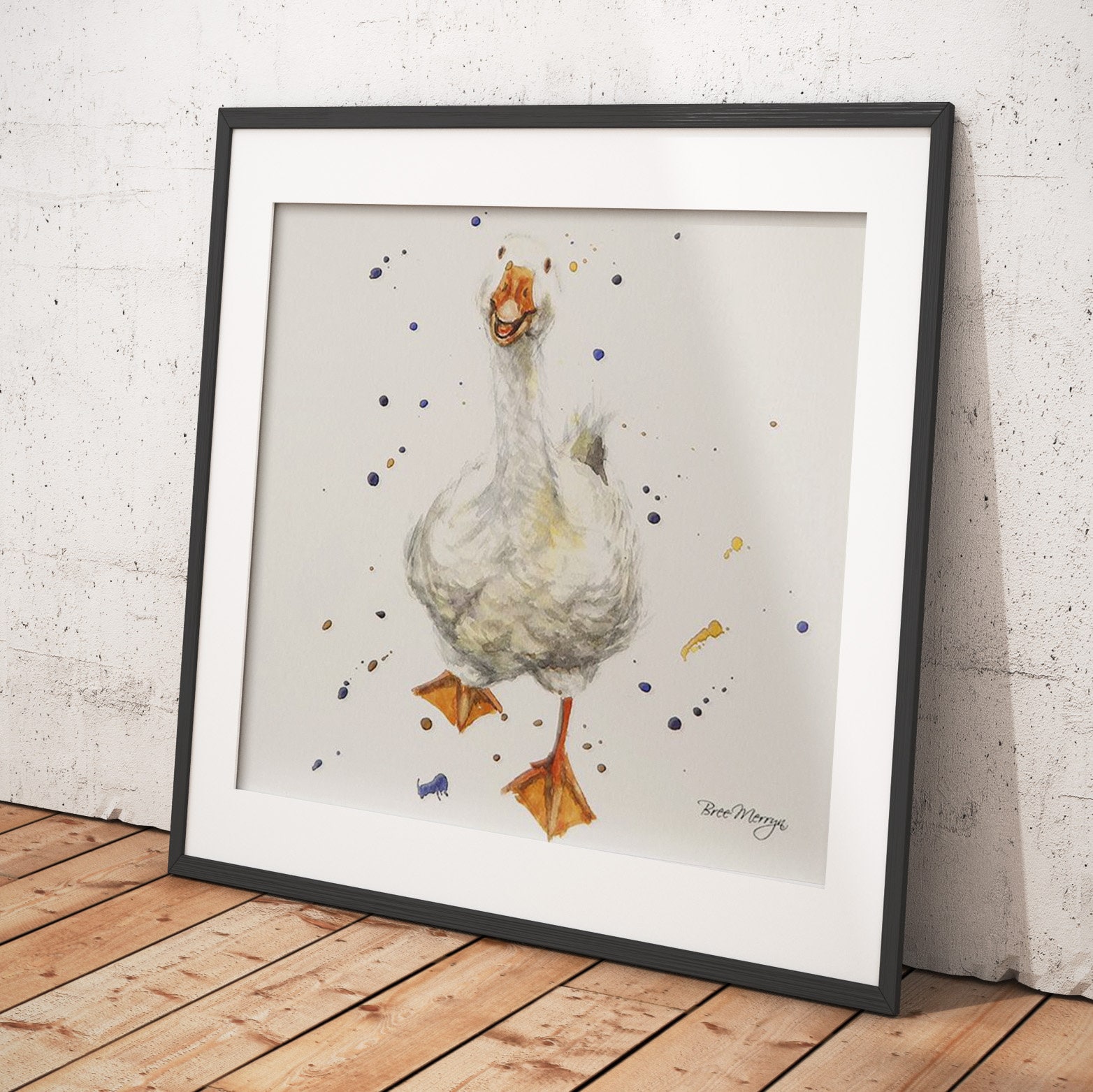 Duck Artwork - Canvas & Print Farm Animal Art in a Range of Sizes and ...